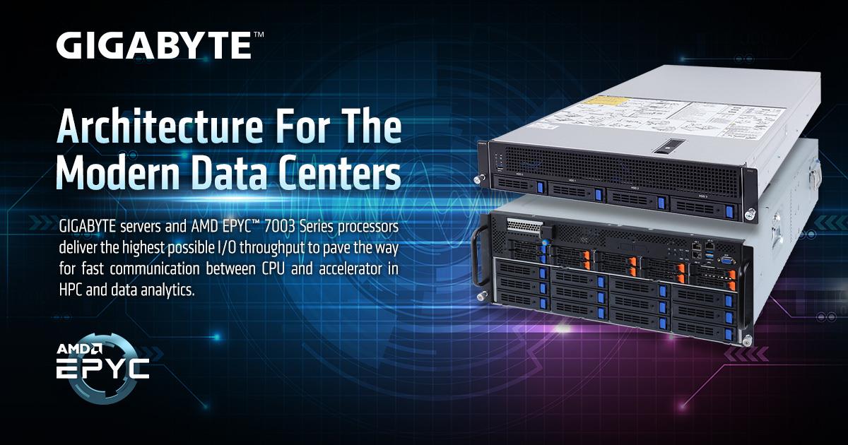 GIGABYTE, AMD EPYC™ 7003 시리즈 프로세서 첫번째 서버 제품군 출시 | 뉴스 - GIGABYTE Korea
