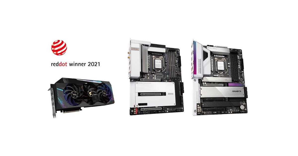 GIGABYTE Wins Red Dot Design Awards for Creator Motherboards and Gaming ...