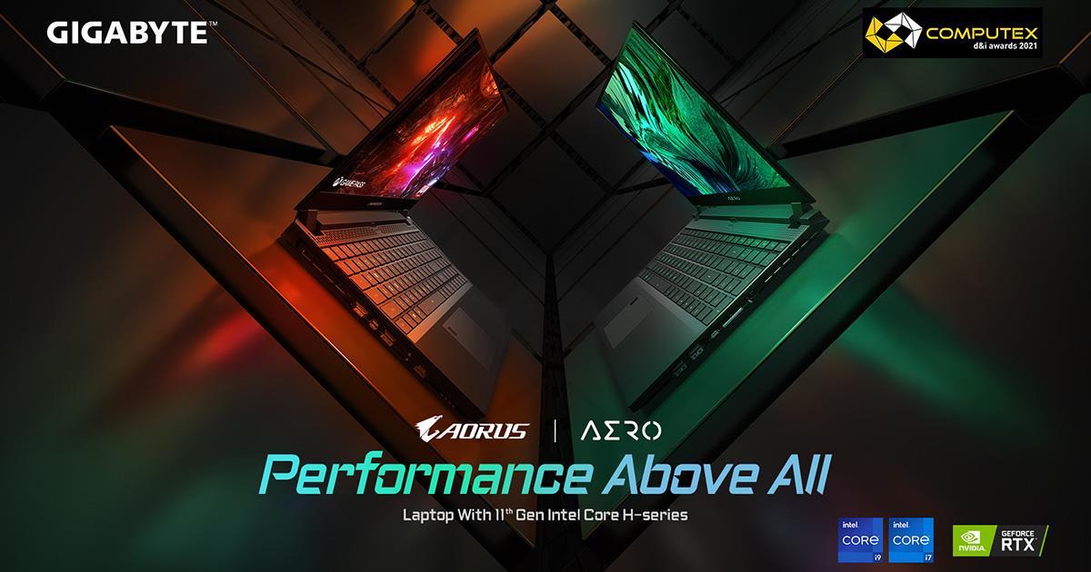 GIGABYTE Laptops Win honors at Computex d&i Awards 2021 | News ...