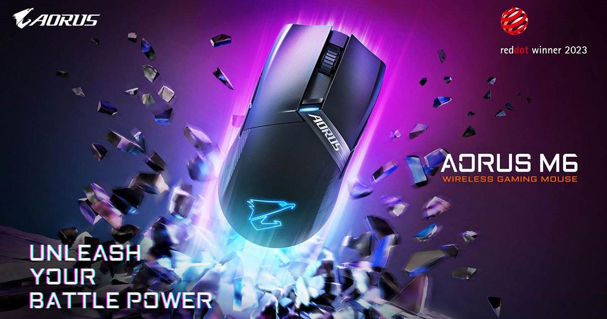 GIGABYTE Launched AORUS M6 Lightweight Wireless Gaming Mouse | News ...