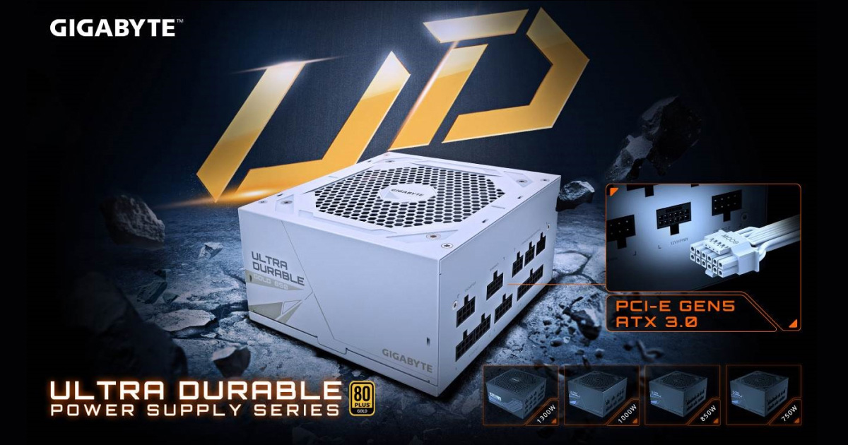 GIGABYTE Launches the UD850GM PCIE 5.0 White Edition and the UD750GM ...