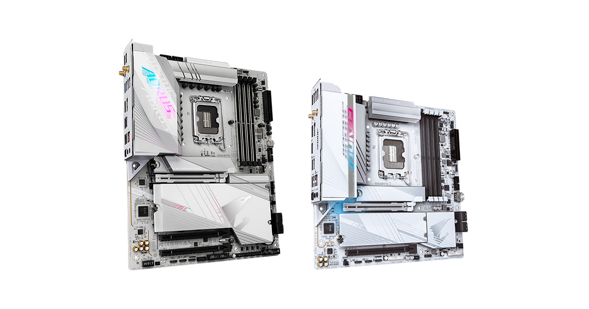 GIGABYTE Unveils Two Stylish White Motherboards, Supporting Intel® Next ...