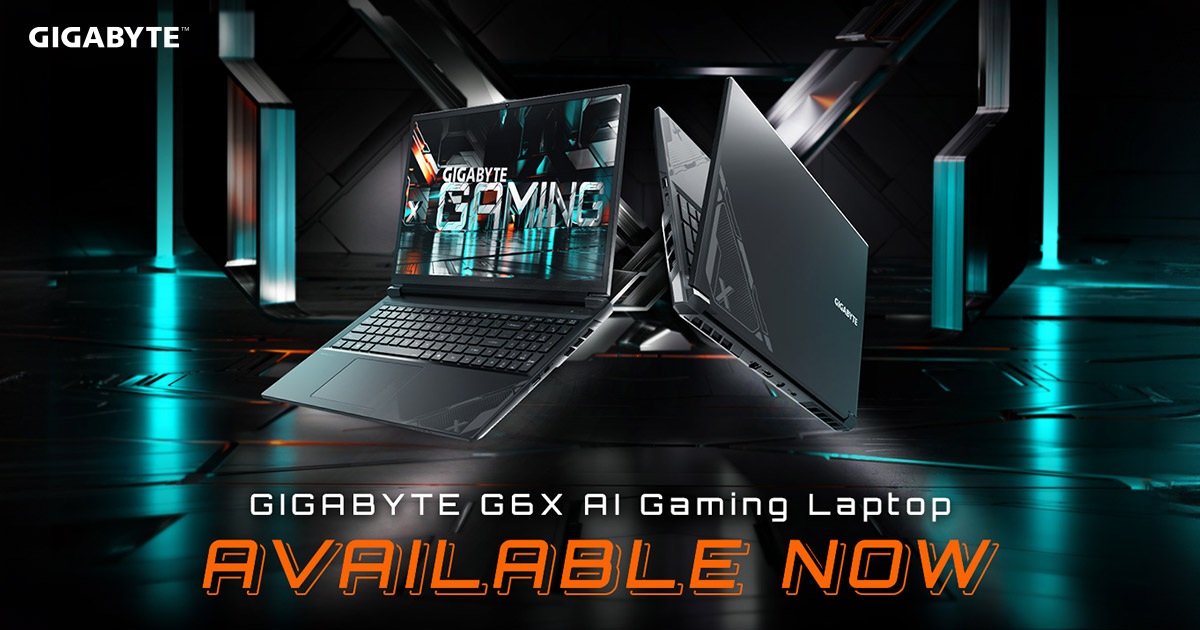 AI Gaming Takes the Lead! GIGABYTE G6X AI Gaming Laptop is Now ...