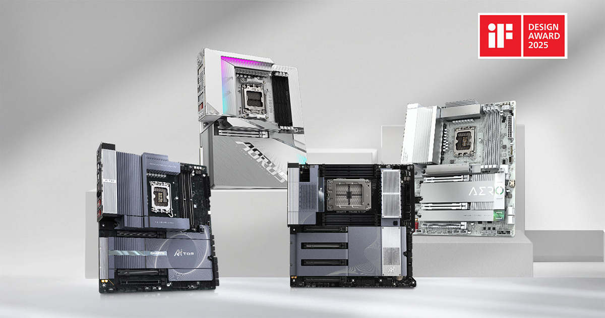 GIGABYTE Motherboards Triumph with Prestigious 2025 IF Design Awards ...