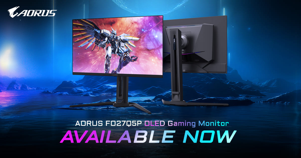 GIGABYTE Announces Availability of 27” QD-OLED Gaming Monitor AORUS ...