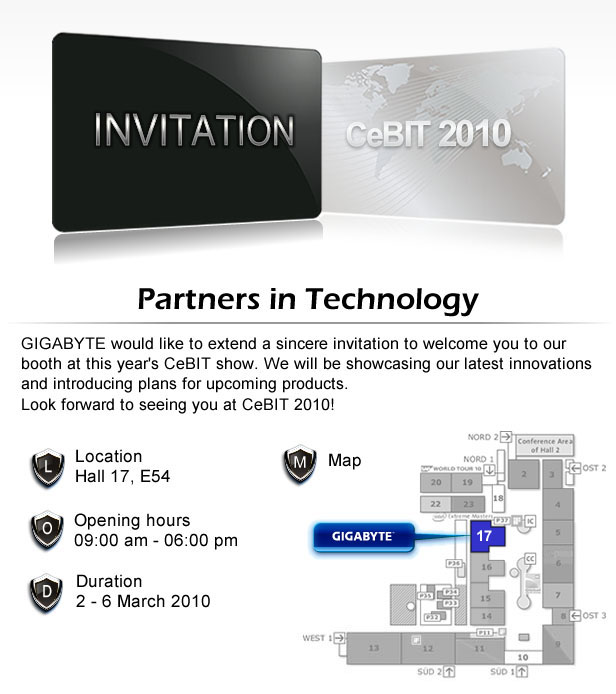 GIGABYTE Unleashes New Products for the CeBIT 2010 Crowd | News ...