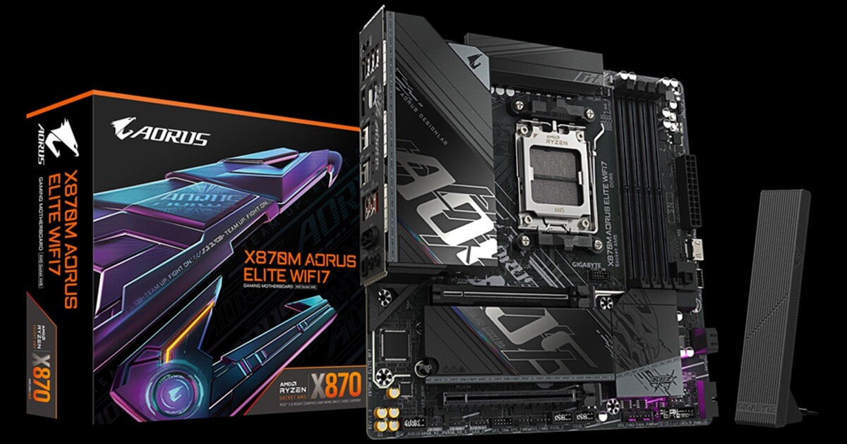 GIGABYTE AORUS X870 MicroATX 黒色バージョンのマザーボード発売 | ニュース - GIGABYTE Japan