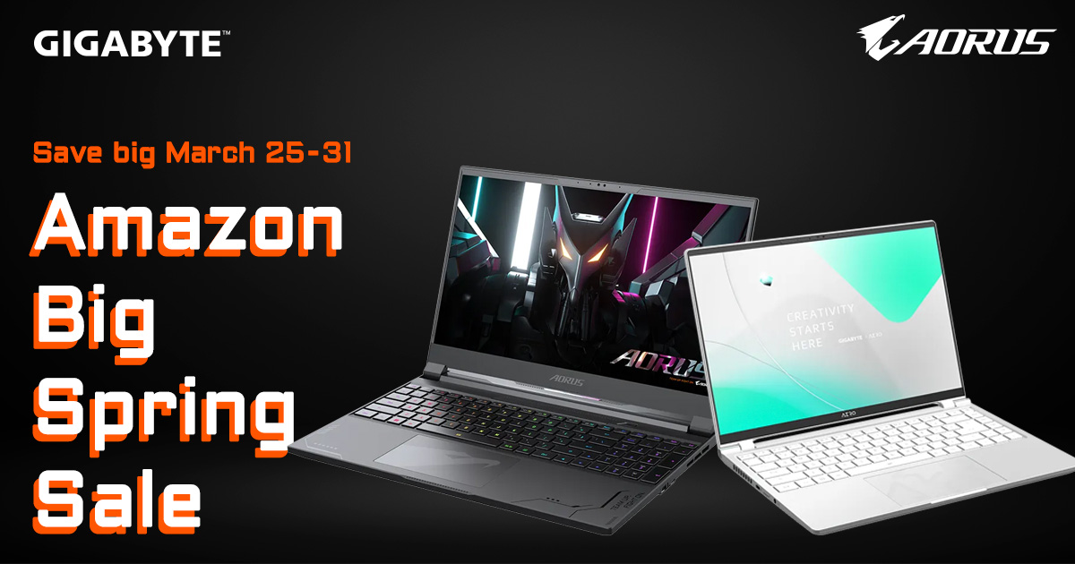 GIGABYTE Delivers Unbeatable Laptop Value During Amazon Big Spring Sale ...