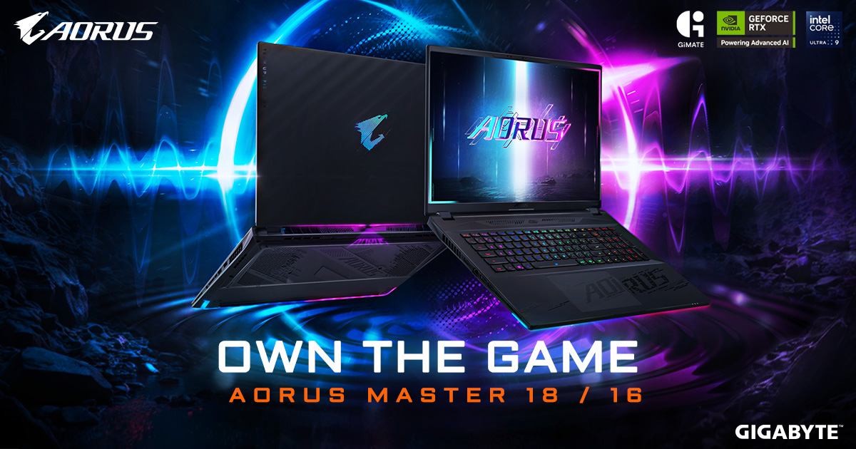 GIGABYTE Announces Availability of AORUS MASTER 18 & 16 Performance ...