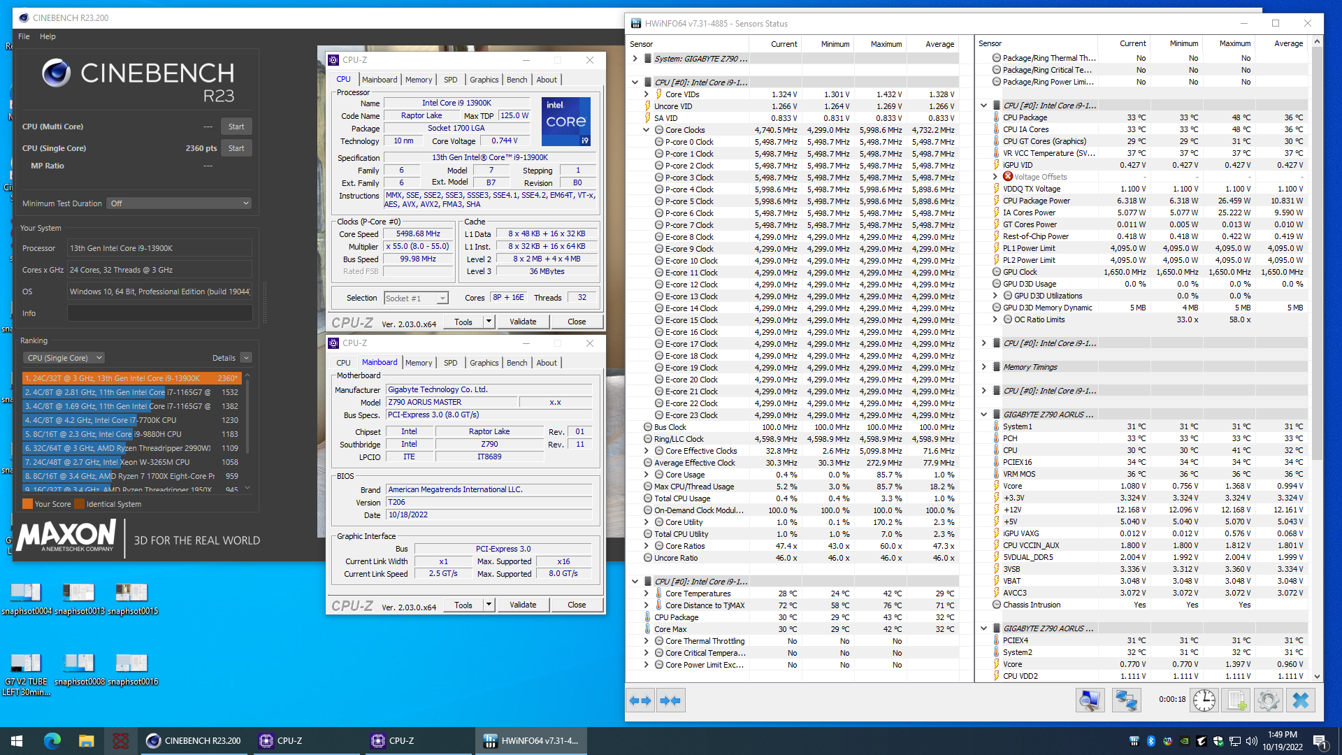 Striking 6GHz On Intel I9 13900K By GIGABYTE Instant 6GHz News Striking 6GHz On Intel I9 13900K By GIGABYTE Instant 6GHz News