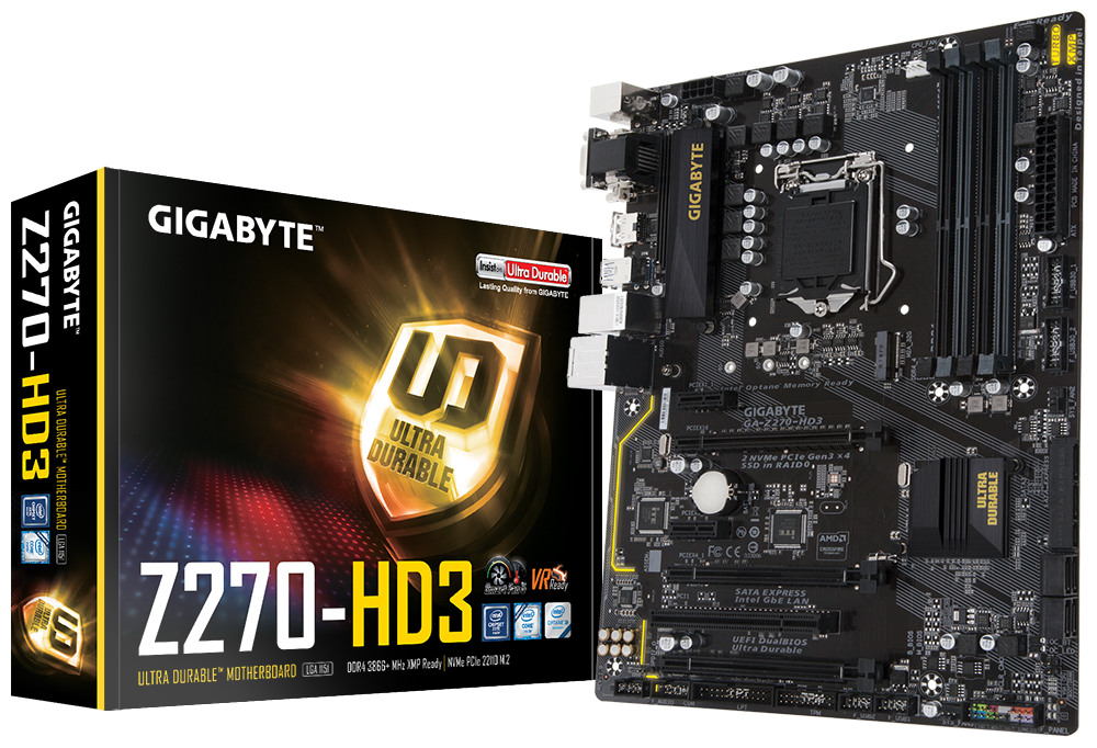 GA-Z270-HD3 (Rev. 1.0) - Преимущества | Материнские платы GIGABYTE