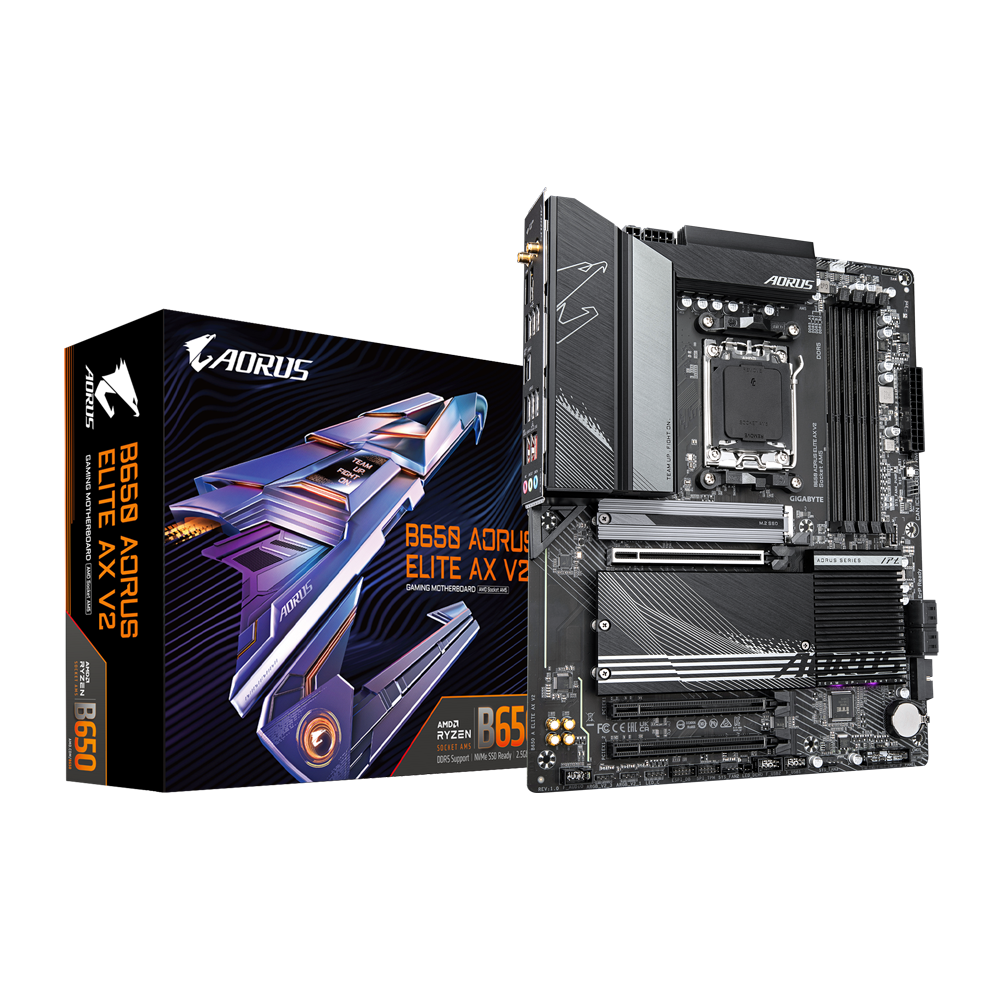 B650 AORUS ELITE AX V2 - Kluczowe cechy | Płyty główne GIGABYTE B650 AORUS ELITE AX V2 - Kluczowe cechy | Płyty główne GIGABYTE