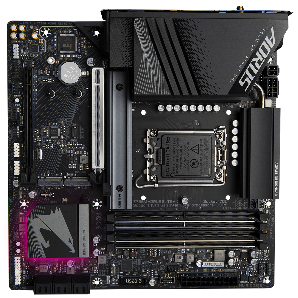 Z790M AORUS ELITE AX (Rev. 1.2) - Преимущества | Материнские платы GIGABYTE
