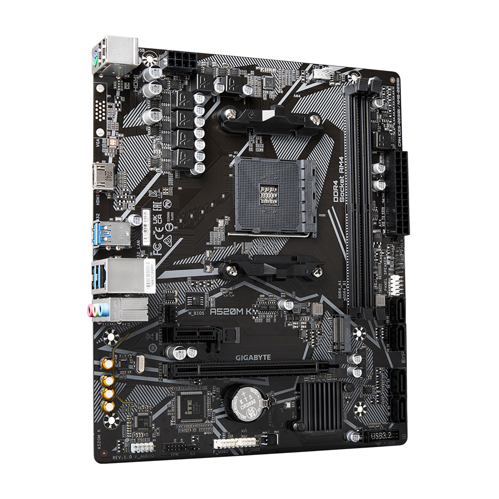 A520M K (Rev. 1.0) - Преимущества | Материнские платы GIGABYTE