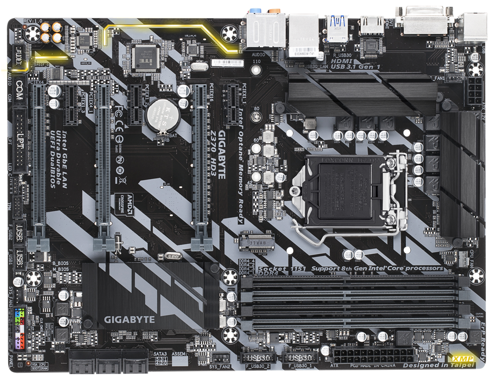 Z370 HD3 (Rev. 1.0) - Преимущества | Материнские платы GIGABYTE