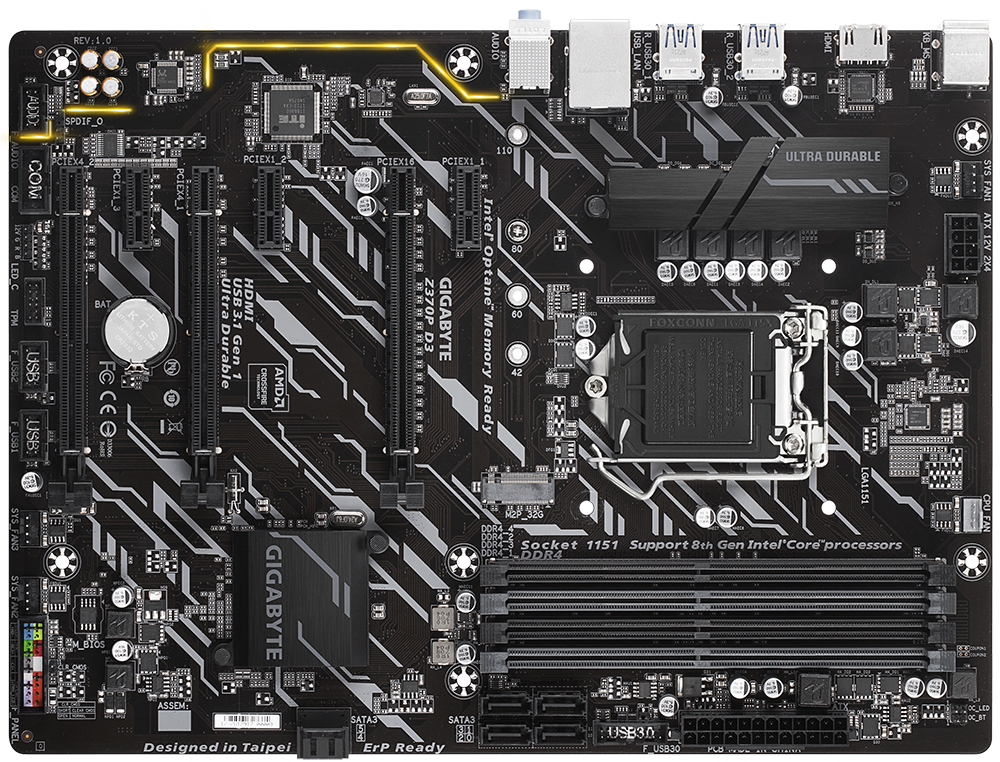 Z370P D3 (Rev. 1.0) - Преимущества | Материнские платы GIGABYTE