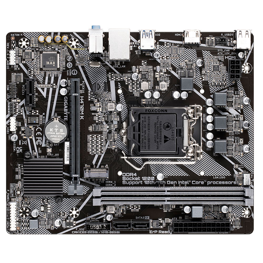 H470M K (Rev. 1.0) - Преимущества | Материнские платы GIGABYTE