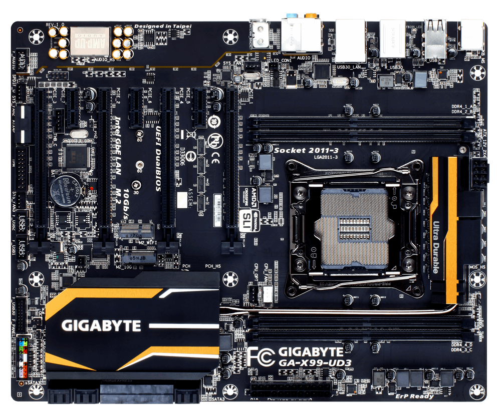 GA-X99-UD3 (Rev. 1.0) - Преимущества | Материнские платы GIGABYTE