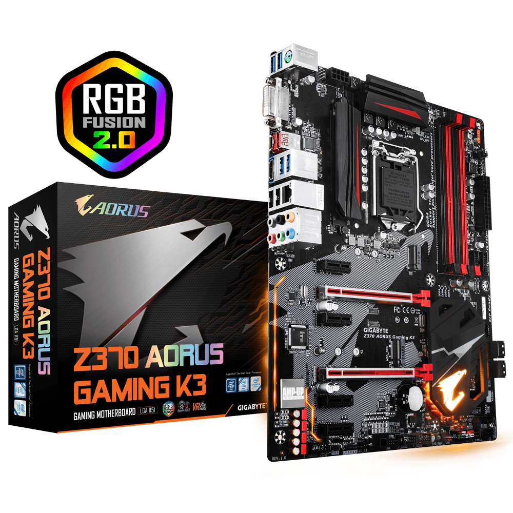 Z370 AORUS Gaming K3 (Rev. 1.0) - Преимущества | Материнские платы GIGABYTE