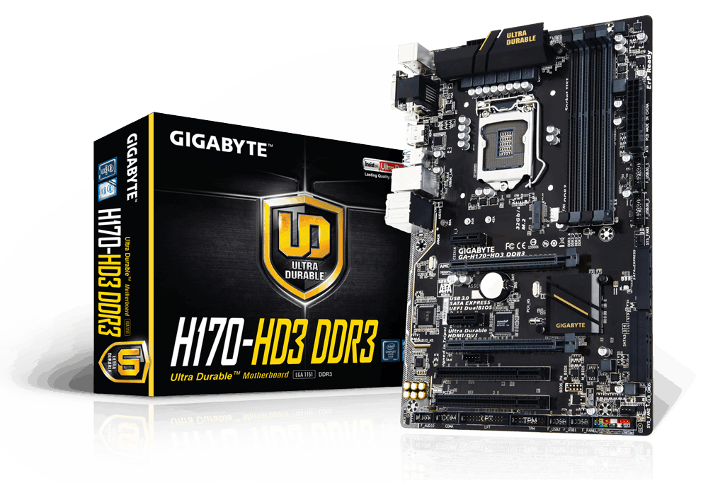 GA-H170-HD3 DDR3 (Rev. 1.0) - Преимущества | Материнские платы GIGABYTE