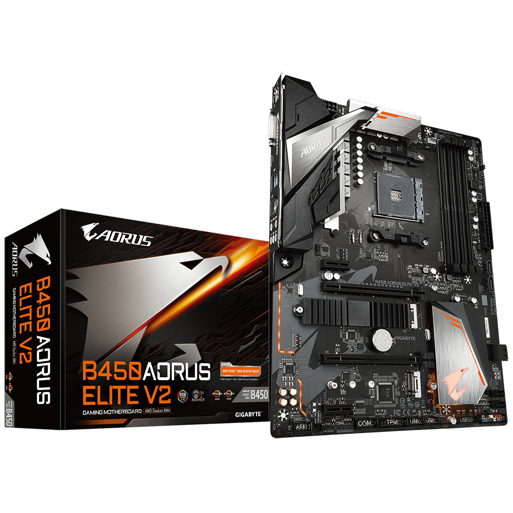 B450 AORUS Elite V2 Rev 1 x Specyfikacja P yty G wne GIGABYTE