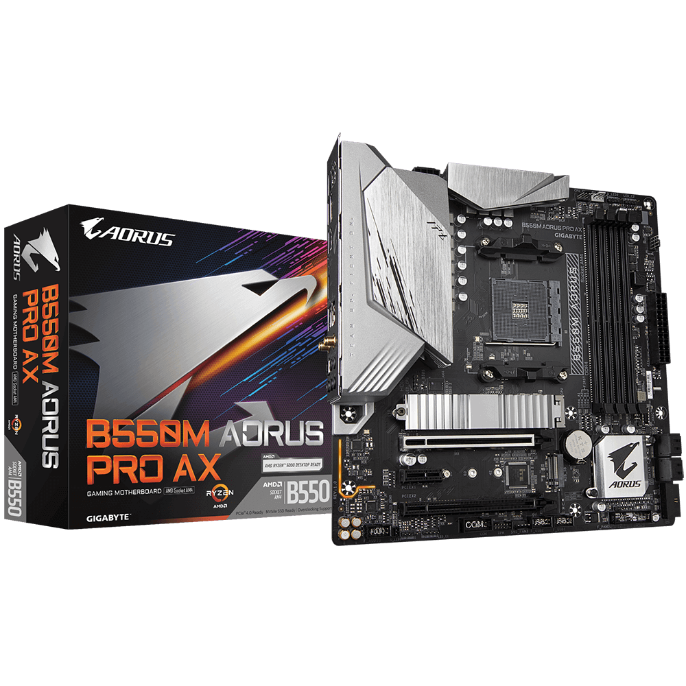 B550M AORUS PRO AX (Rev. 1.2) - Поддержка | Материнские платы GIGABYTE