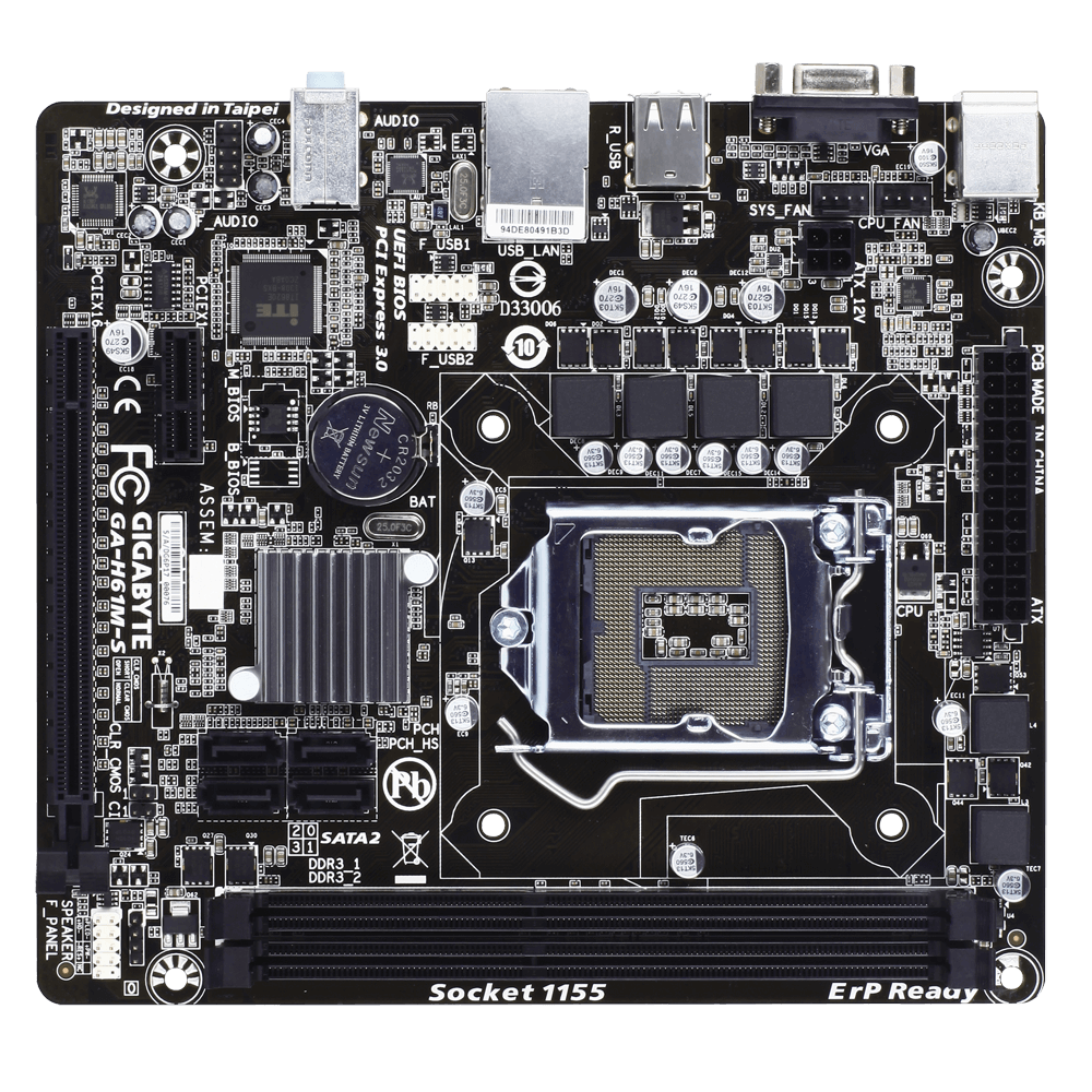 GA H61M S Rev 2 x Kluczowe Cechy P yty G wne GIGABYTE
