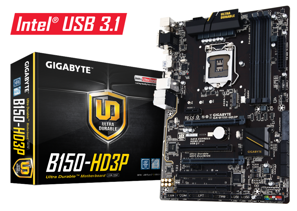 GA-B150-HD3P (Rev. 1.0) - Преимущества | Материнские платы GIGABYTE