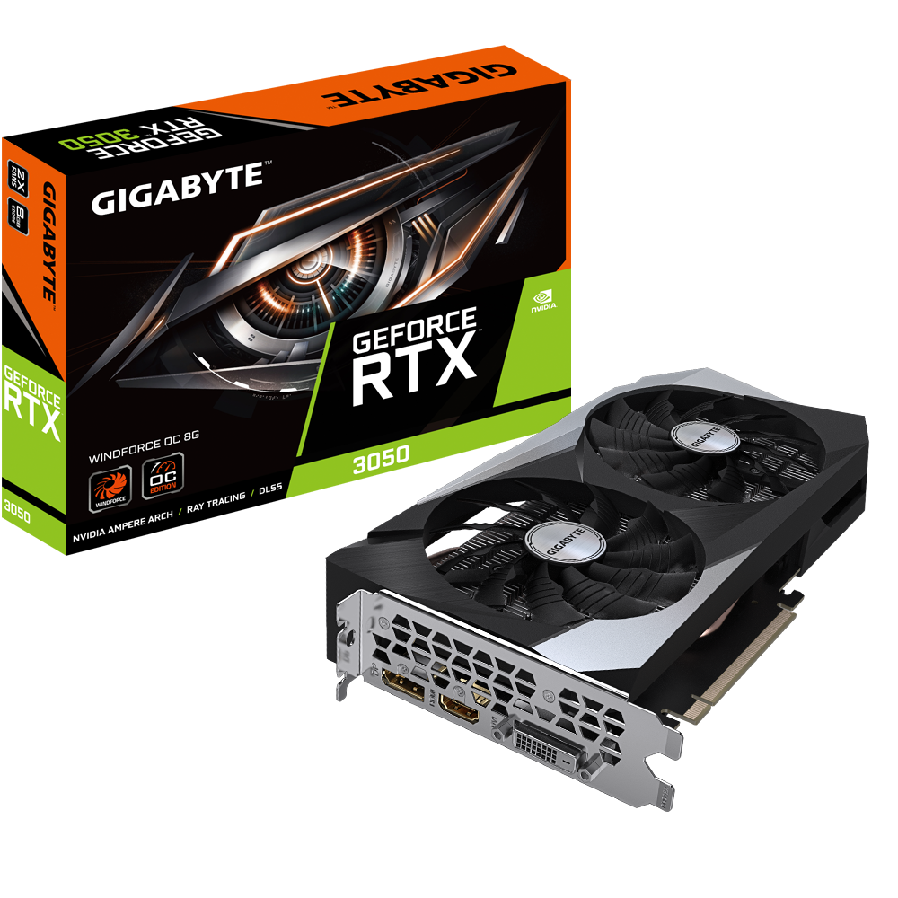 Buy Gigabyte RTX 3050 Windforce OC 8GB Gaming Graphics Card - Computech ...