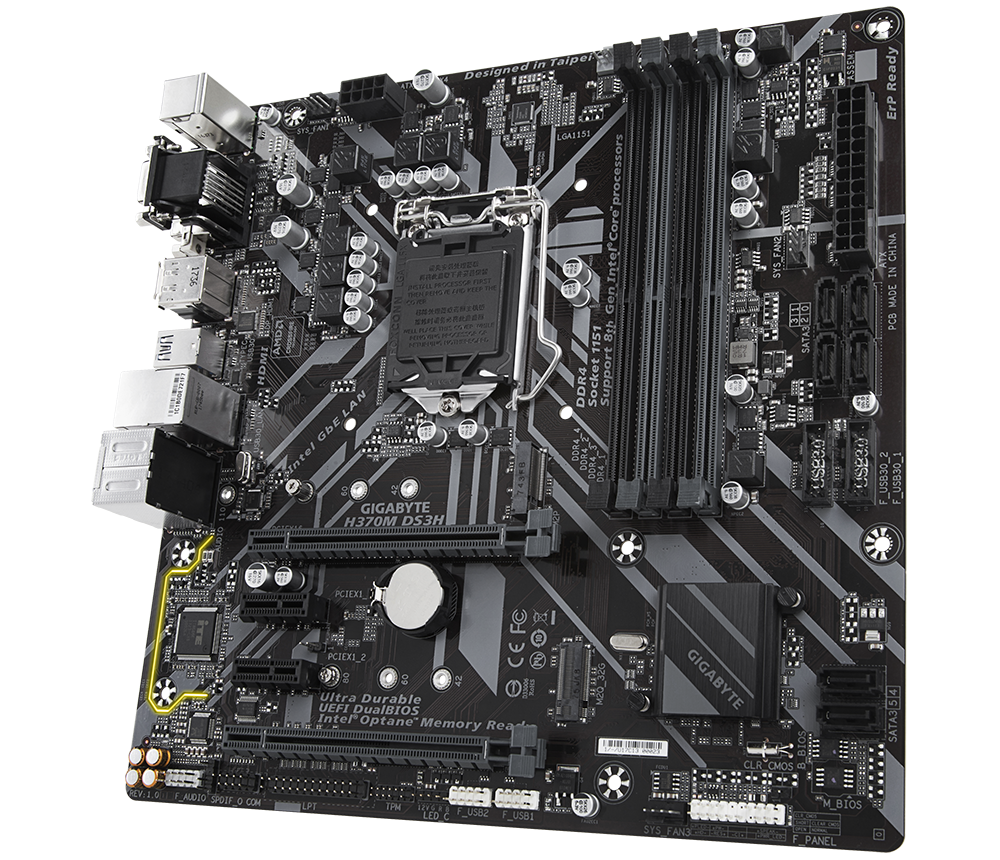 H370M DS3H (Rev. 1.0) - Преимущества | Материнские платы GIGABYTE