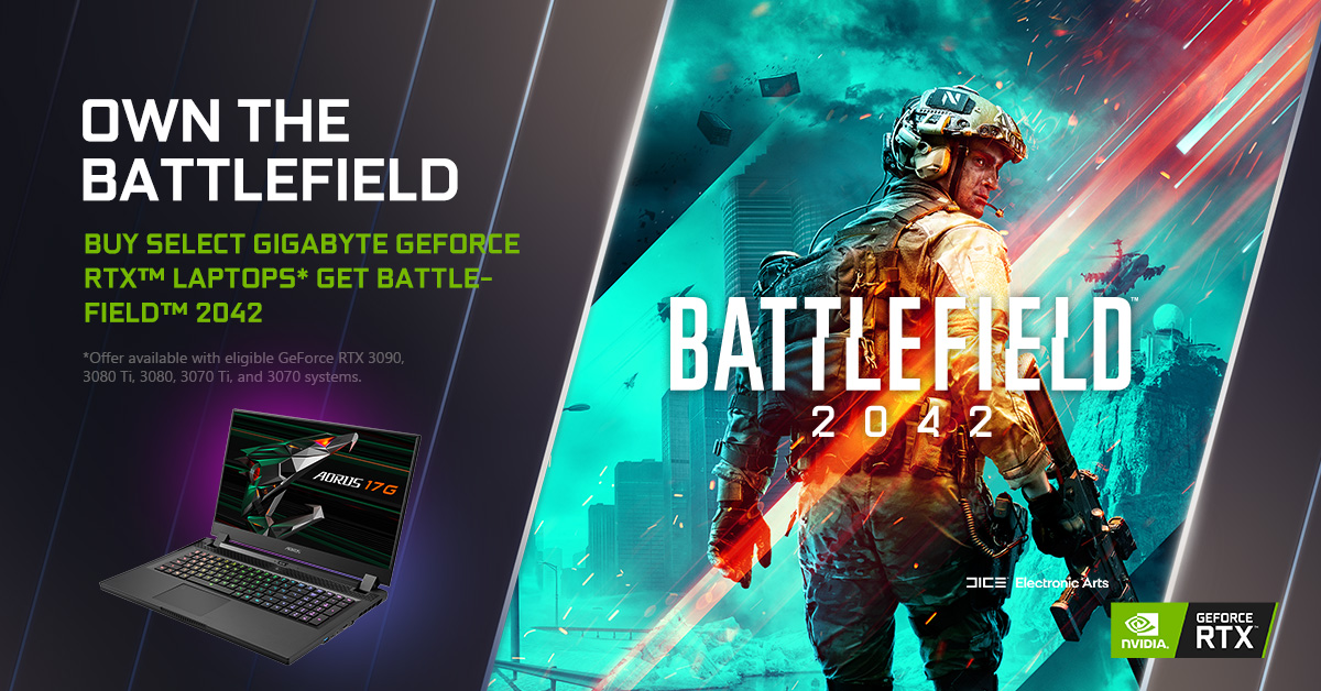 Own the Battlefield | Buy select GeForce RTX laptops, get Battlefield ...