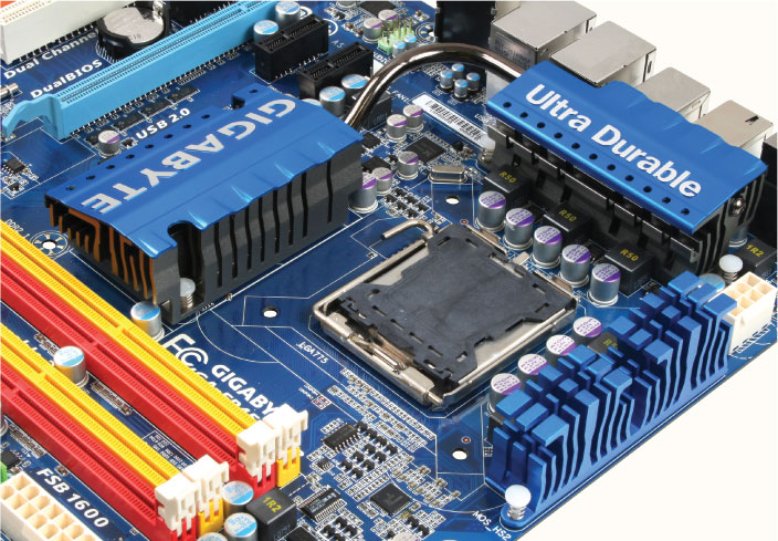 GIGABYTE - 2 oz Copper PCB - Ultra Durable 3 - X58 - P45 motherboards