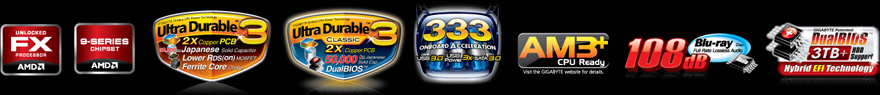 GIGABYTE AMD 900 Series Motherboards