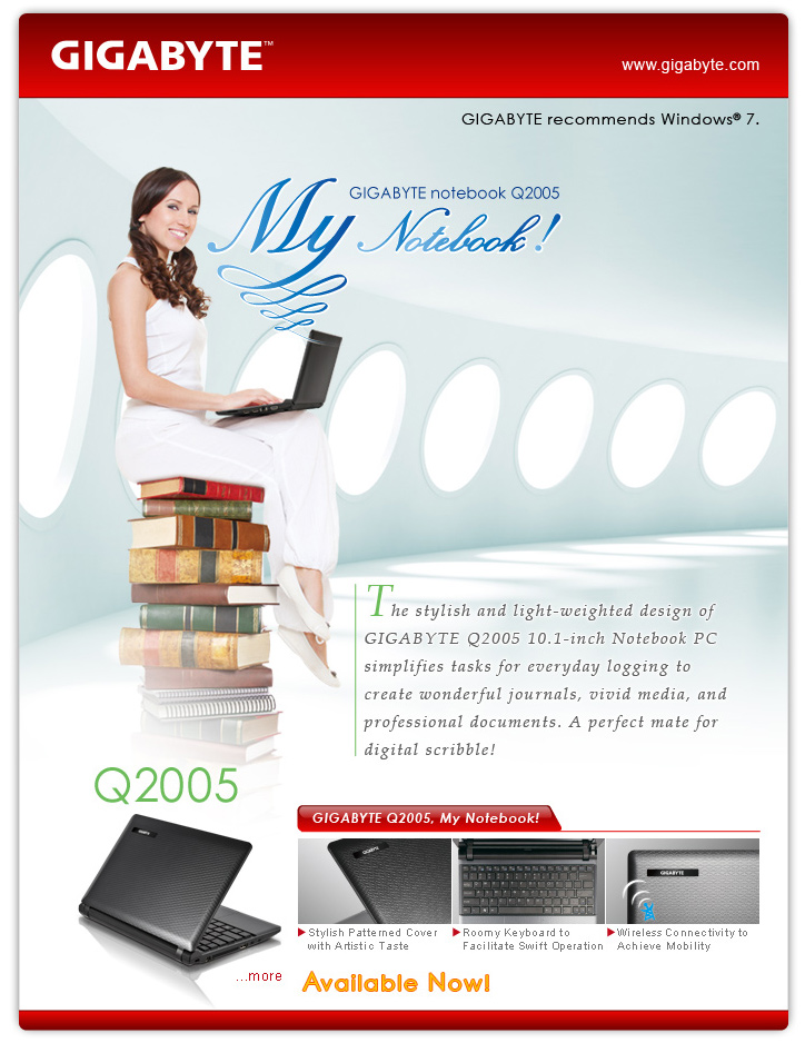 GIGABYTE notebook Q2005
