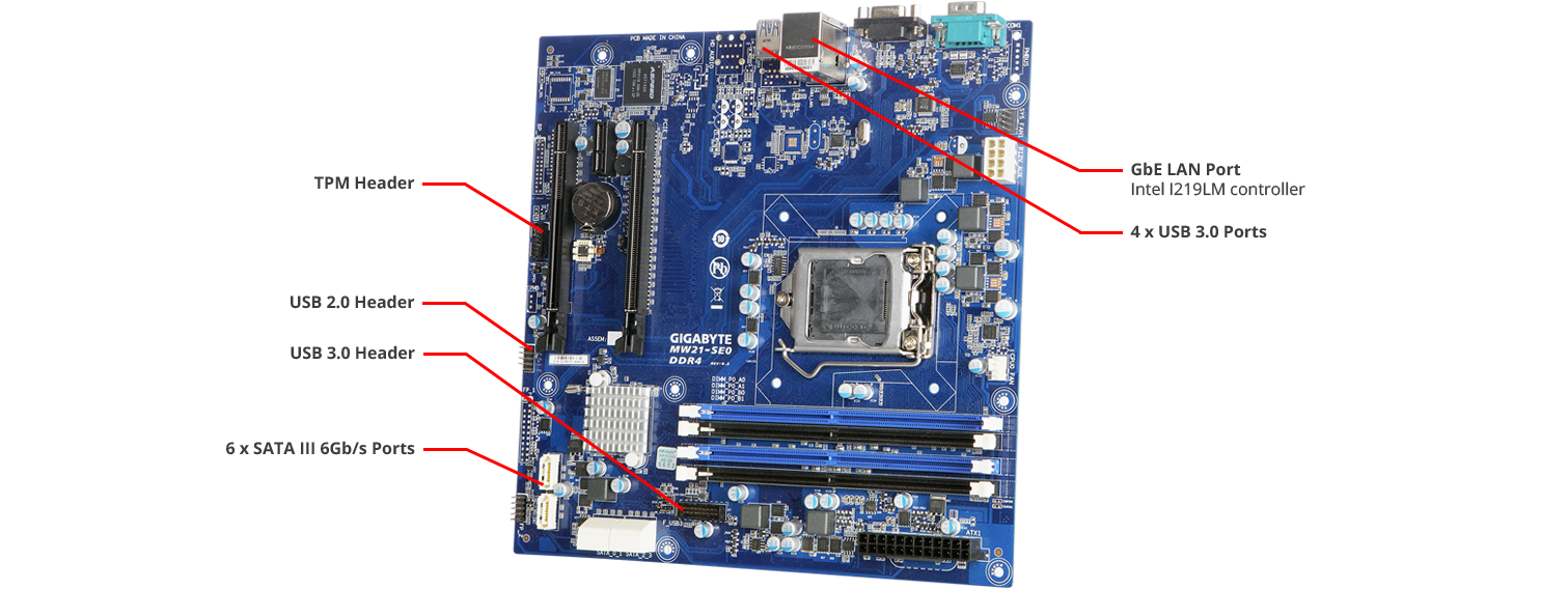 GIGABYTE MW21-SE0 Workstation Motherboard Overview