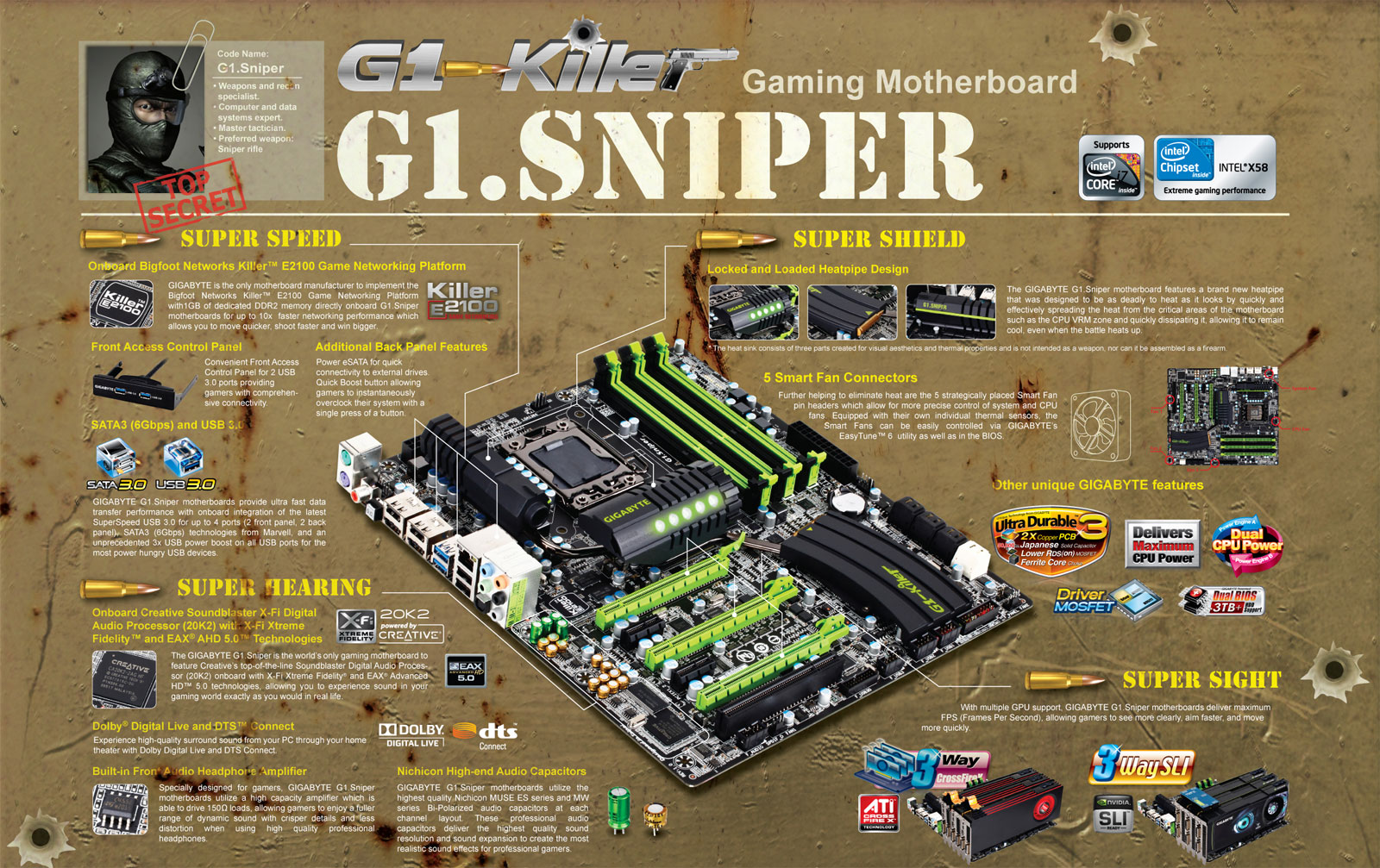 GIGABYTE G1-Killer Series Motherboards
