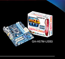 GIGABYTE H55/H57 USB 3.0 motherboards